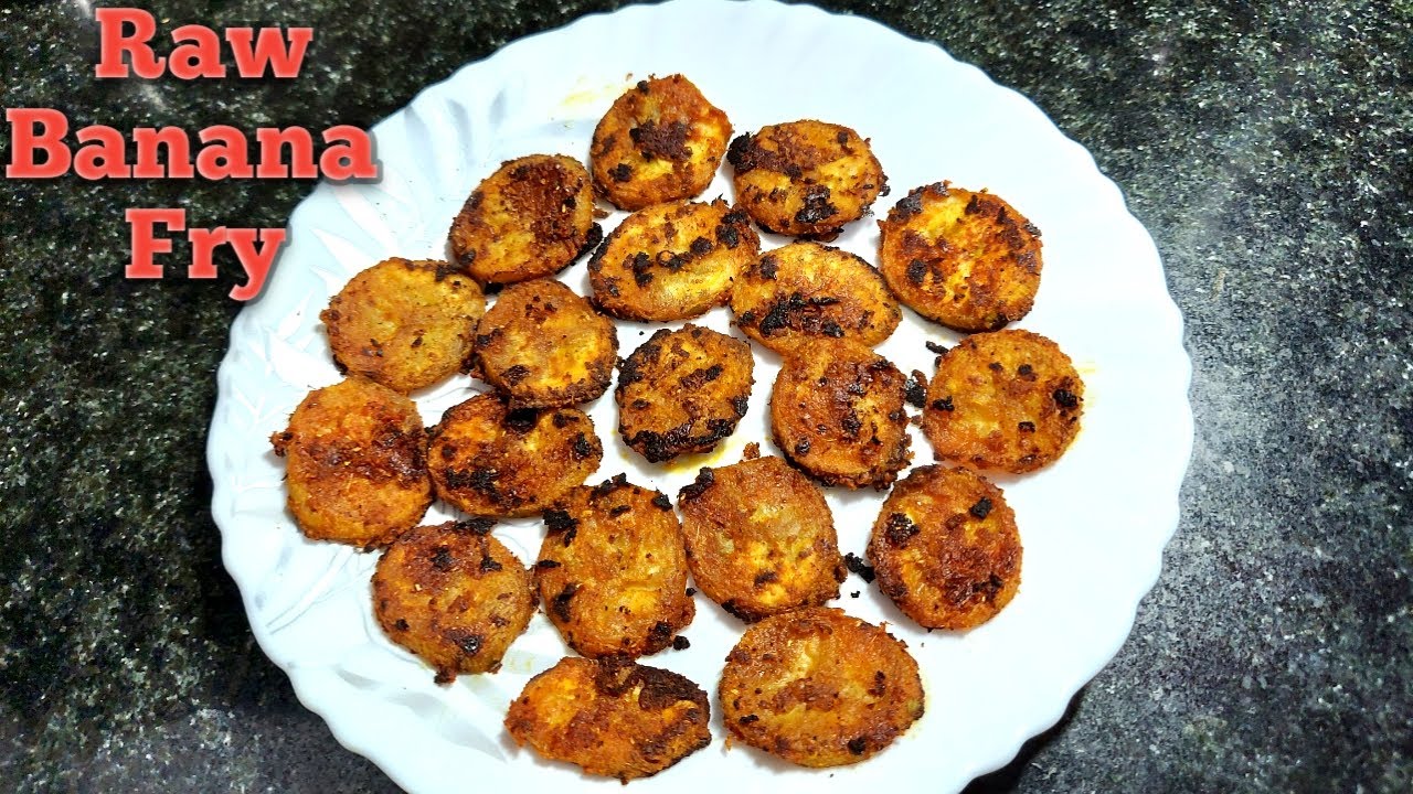 Raw banana fry | Balekai Fry | Raw banana tawa fry - YouTube