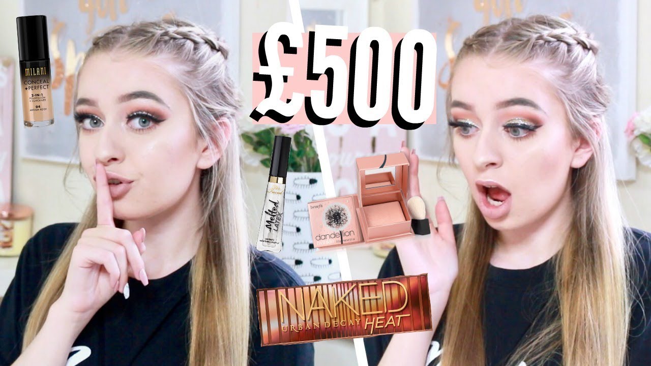 BIGGEST MAKEUP HAUL 2017! £500 OF MAKEUP! - YouTube