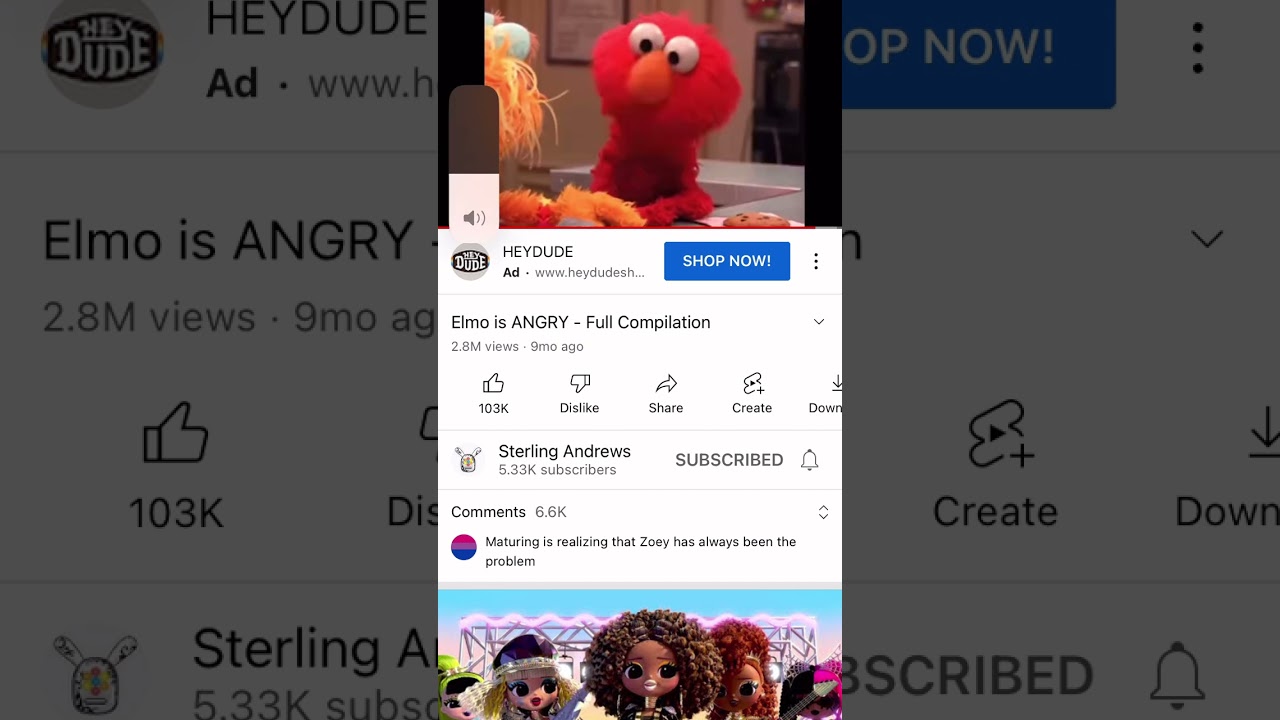 Elmo Gets Mad Over Rocco on 2x speed - YouTube