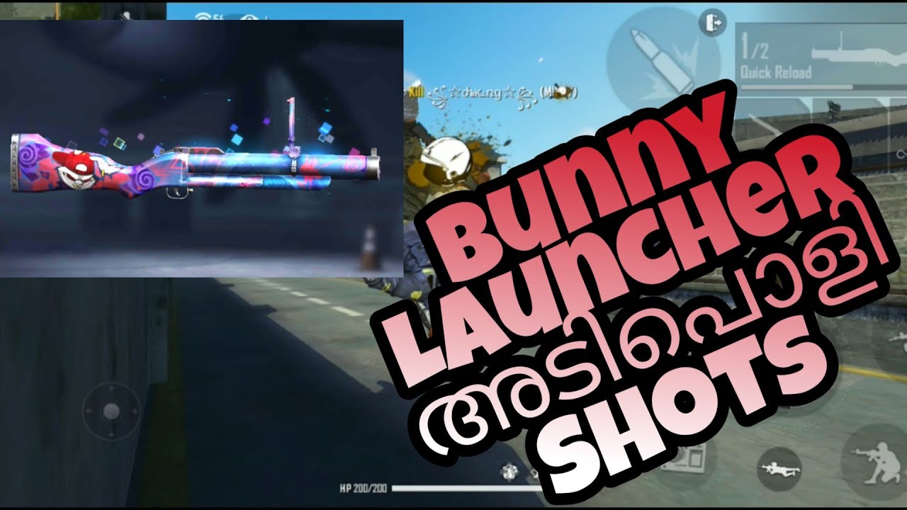 Bunny Launcher പൊളിച്ചു അടക്കി | BUNNY M79 | FREEFIRE - YouTube