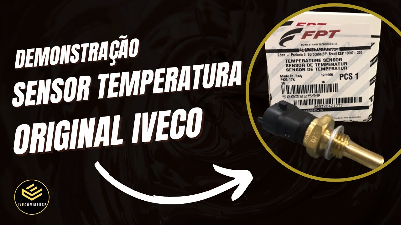 Sensor de Temperatura Original Iveco 500382599 - YouTube