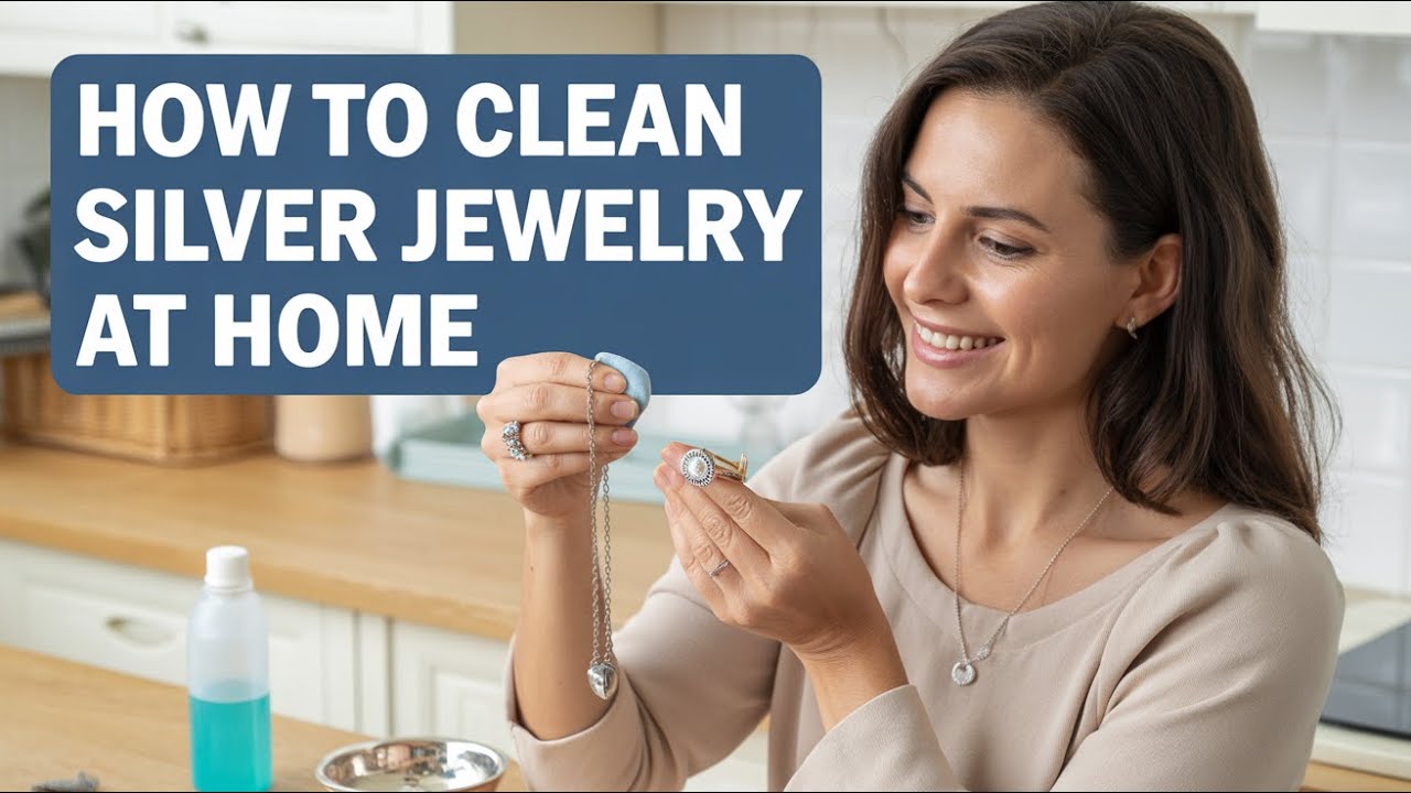 How to Clean Silver Jewelry at Home | Easy DIY Tarnish Removal - YouTube