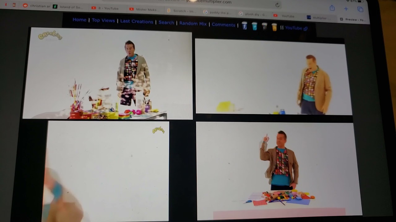 Playing all the Mister Maker Theme songs at once - YouTube