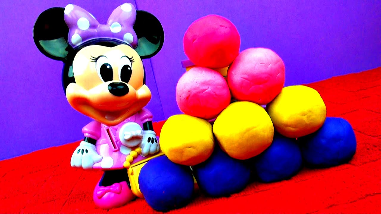 Minnie Mouse Play-Doh Surprise Eggs Mickey Mouse Disney Frozen Peppa ...