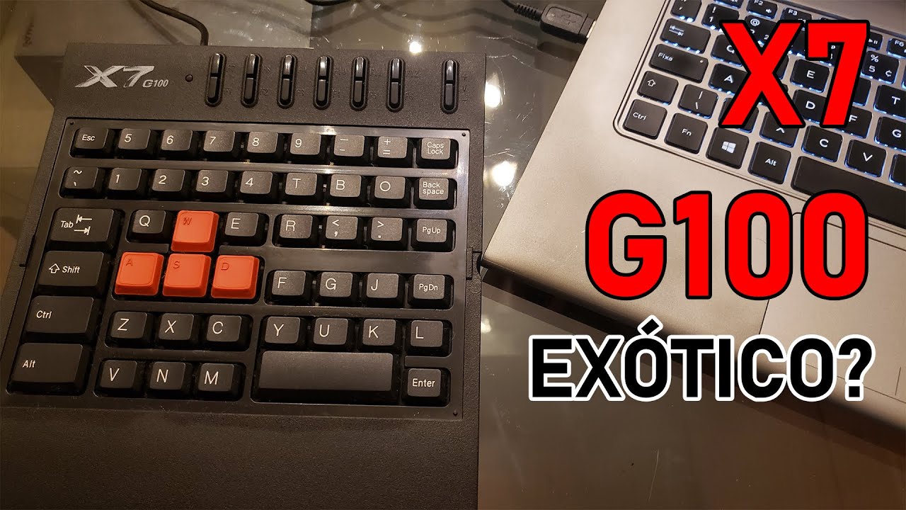 TECLADO X7 G100 GAMER - REVIEW - UM TECLADO EXÓTICO? - YouTube