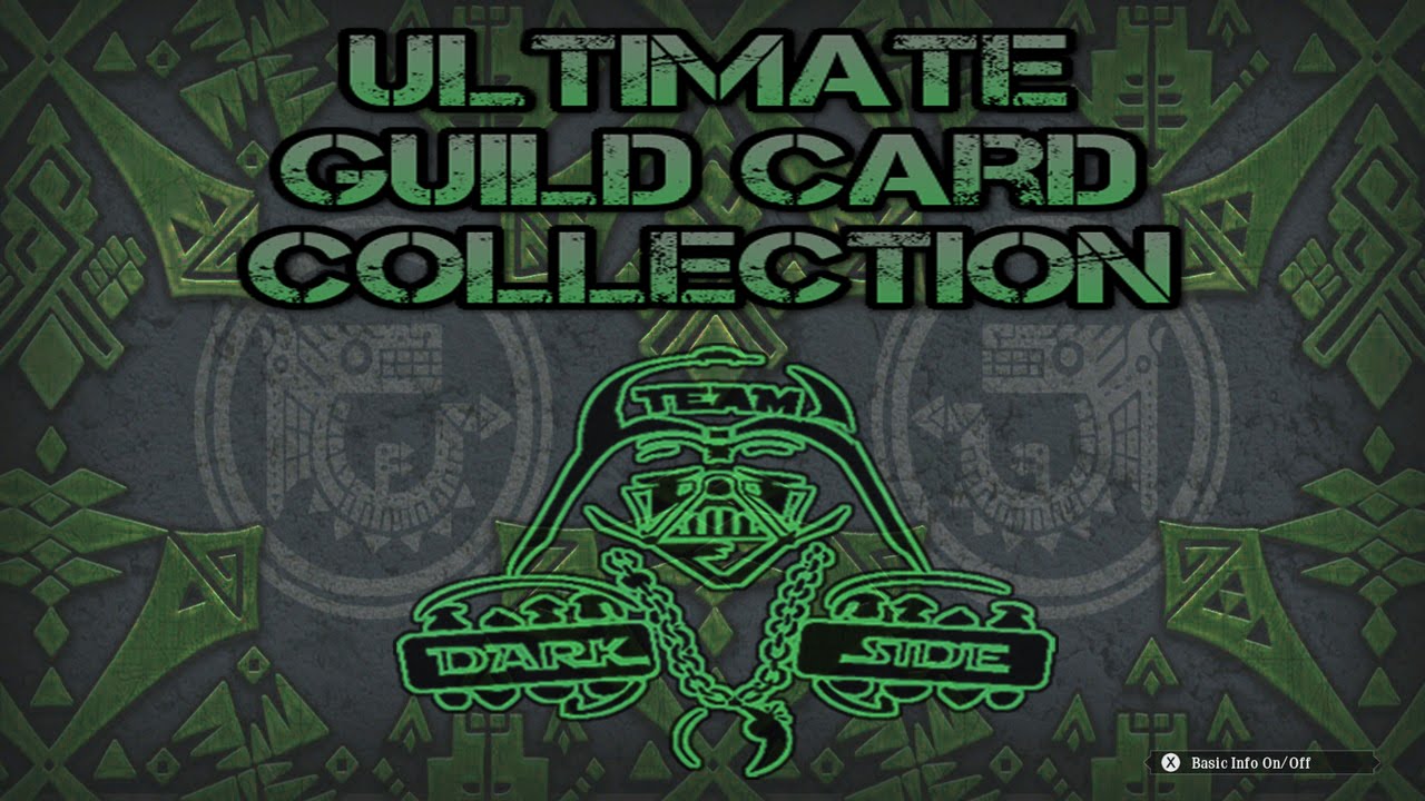 【MH3U】Ultimate Guild Card Collection - YouTube