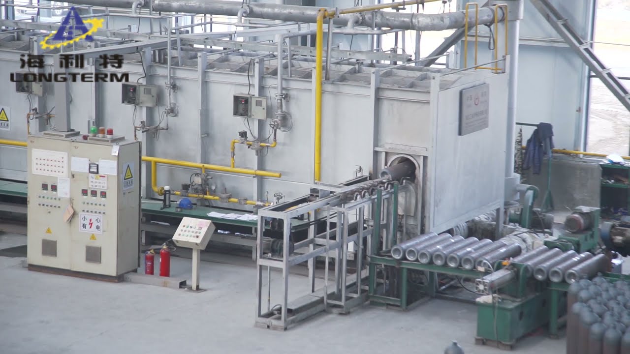 CNG Cylinder Production Line - YouTube
