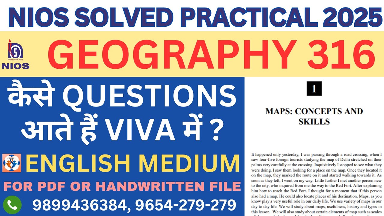 nios geography practical file class 12 2025|nios class 12 geography ...