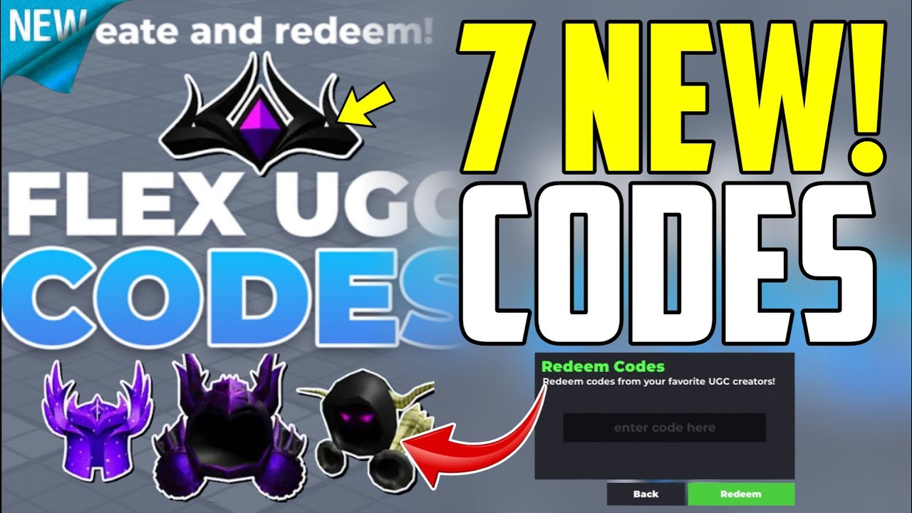 ⚠️ALL NEW!!⚠️ ALL WORKING CODES FOR FLEX UGC IN SEPTEMBER 2024 - ROBLOX ...