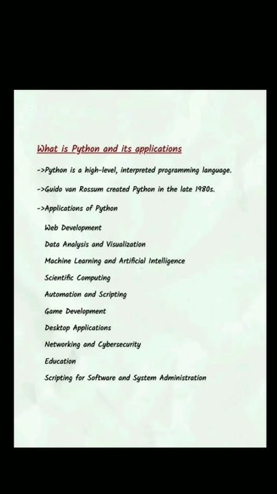 Get Basics of Python in 60s. @DrSridevi #Python #pythonintelugu #pythoncode #shorts - YouTube