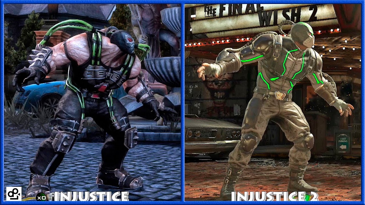 BANE Graphic Evolution 2013-2017 INJUSTICE | PS4 | - YouTube