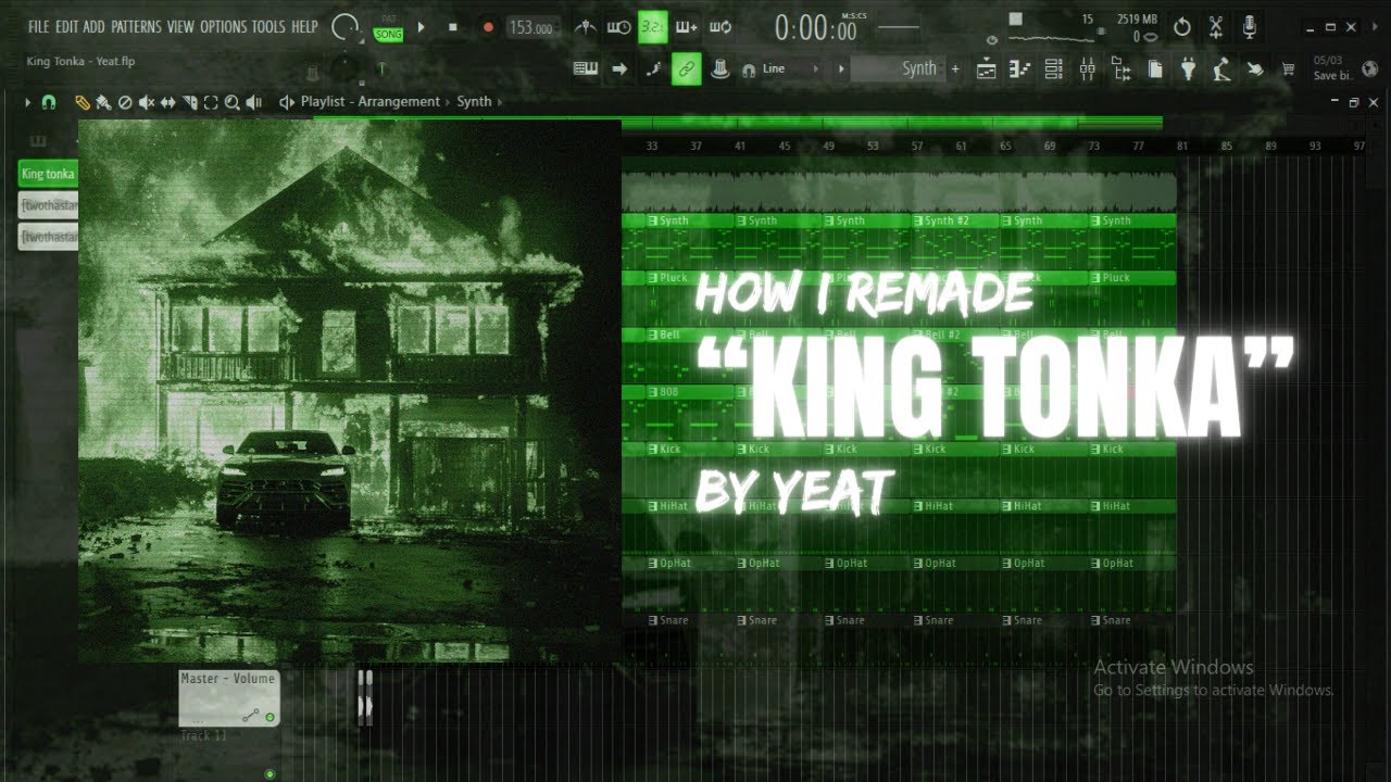 How I remade "King tonka" by Yeat | Free FLP | 40% Accurate - YouTube