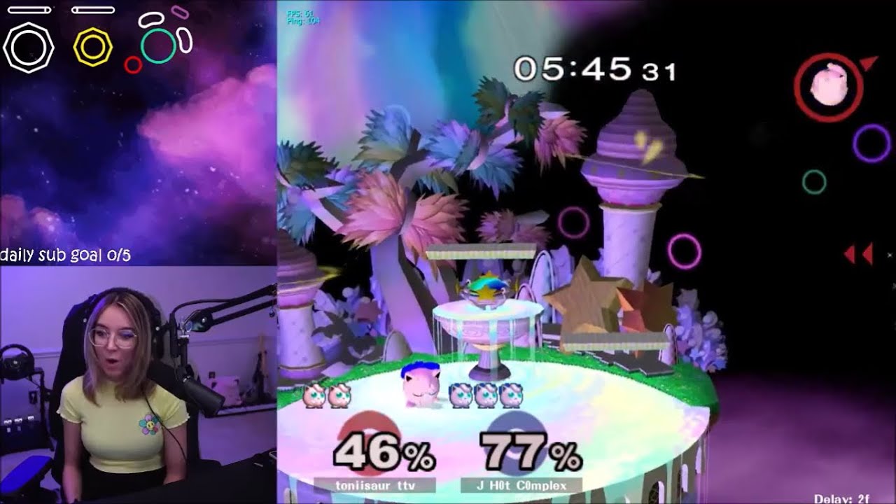 Fire (Jigglypuff, Falco, Fox) vs Toniisaur (Jigglypuff) - YouTube