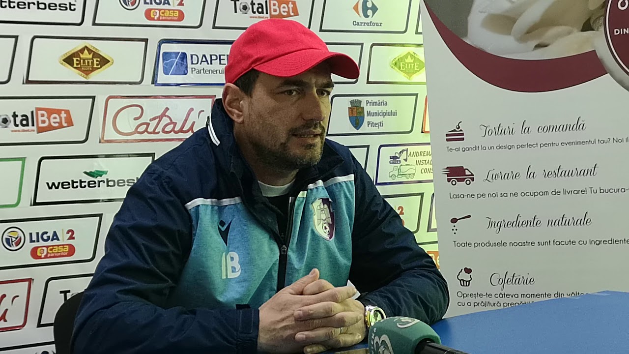 Ionut Badea, antrenor FC Argeș - YouTube