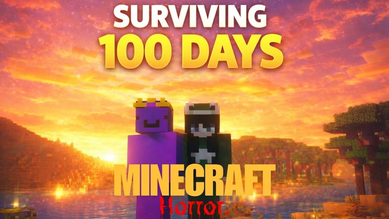 Surving 100 days with minecrafts most scary horror mods part 1# ...