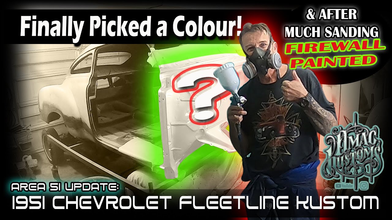 WE HAVE A COLOUR! Smoothing out and painting the Firewall. *** AREA 51 ...