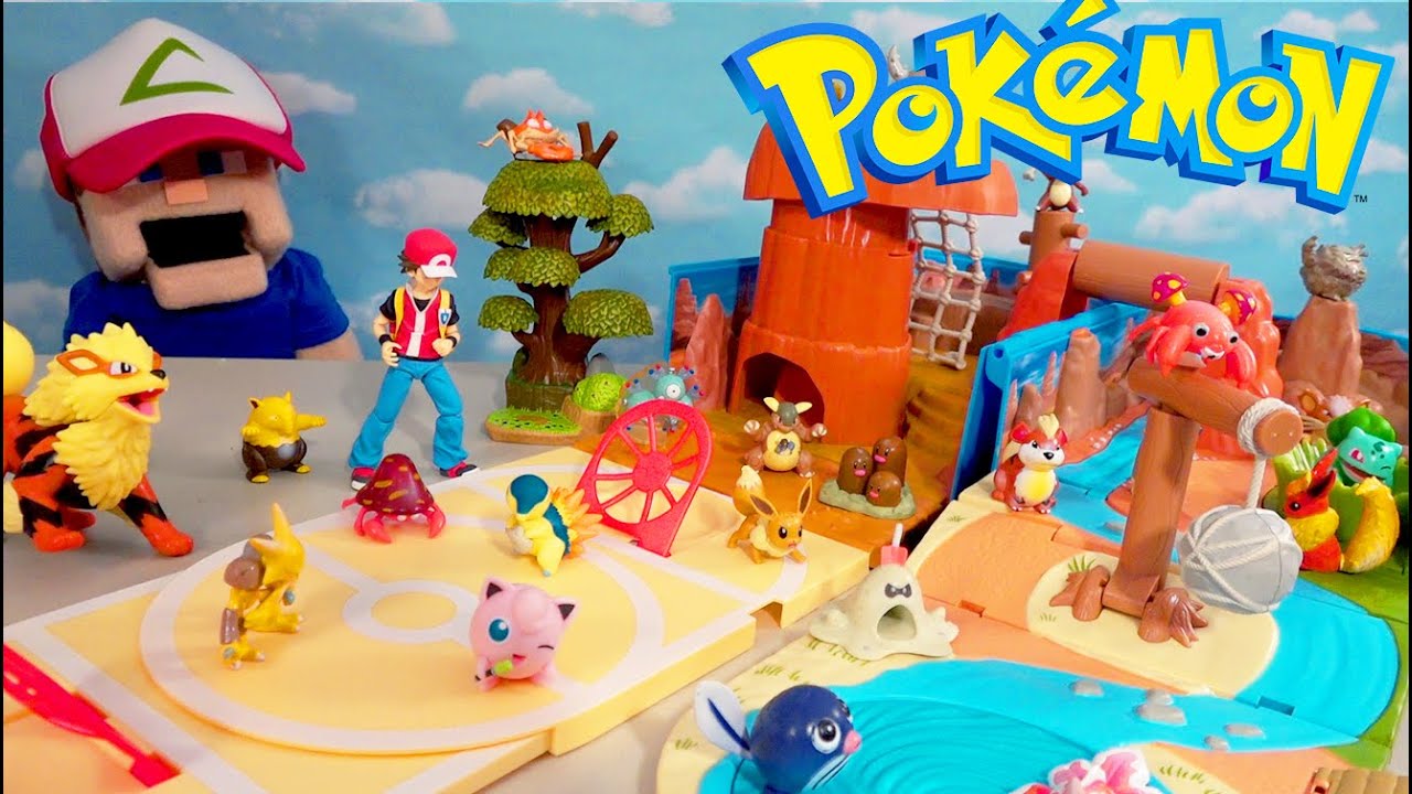 Pokemon DESERT Battle Stadium Arena Battle Carry Case Playset! - YouTube