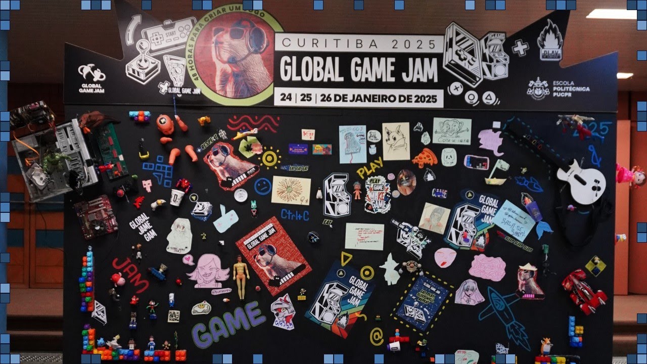 Global Game Jam 2025 na PUCPR - Reel - YouTube