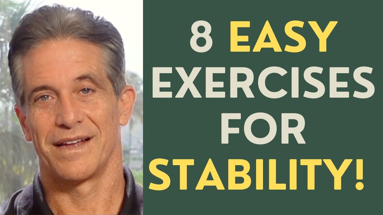 Seniors: 8 Easy Exercises for Stability! - YouTube