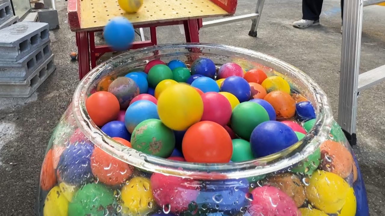 Marble Run Race ASMR★Handmade Long Wooden Slope Combined Goldfish Bowl ...