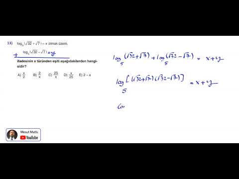LOGARİTMA TESTİ - 1 ÇÖZÜM 13
