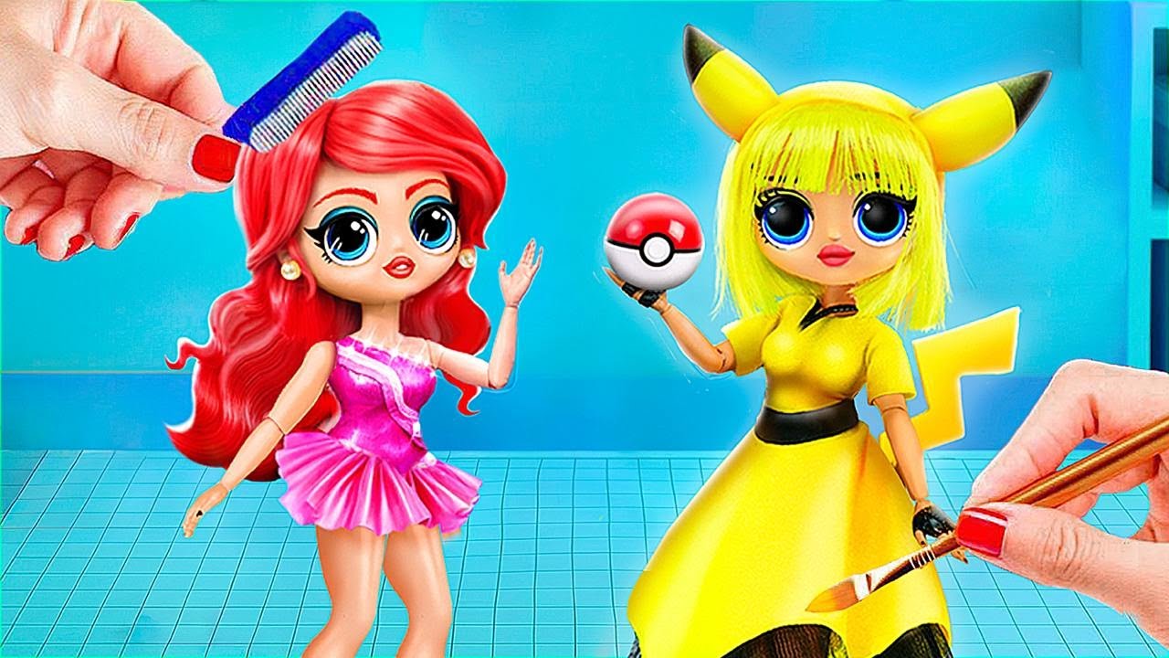 Doll Glow Up DIYs and Crafts Inspired by Princess Style - YouTube