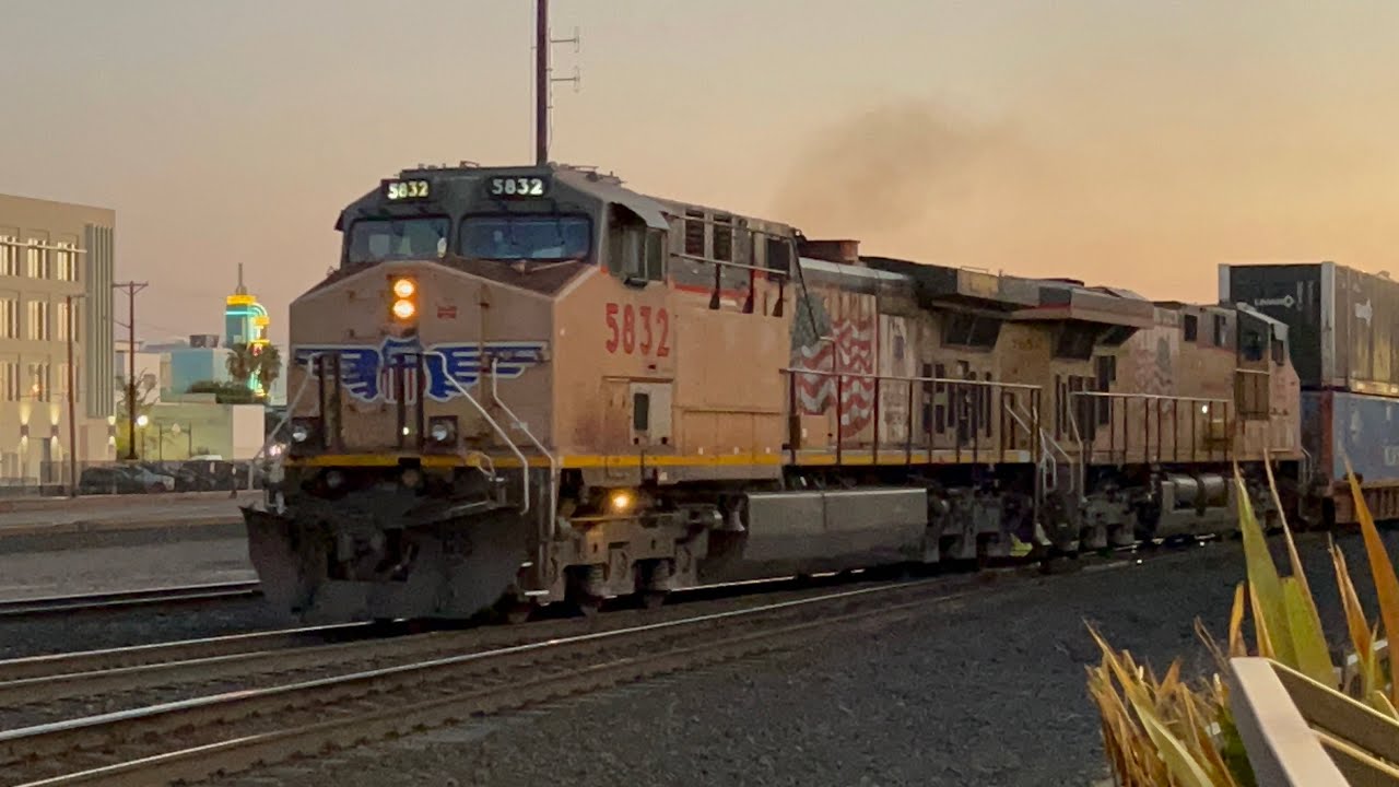UP 5832 leads IOANP w/ MidDPU in Roseville CA - YouTube