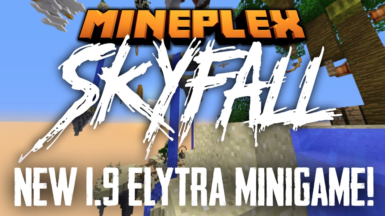 NEW: THE ELYTRA GAMES! | Fan Choice: SKYFALL! | New Mineplex Minigame ...