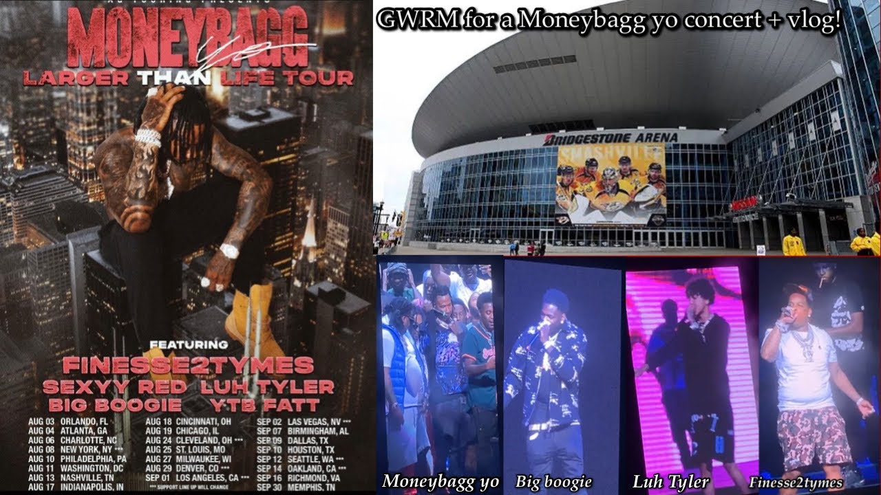 GRWM FOR A MONEYBAGG YO CONCERT + VLOG FT. Luh Tyler, Big Boogie ...