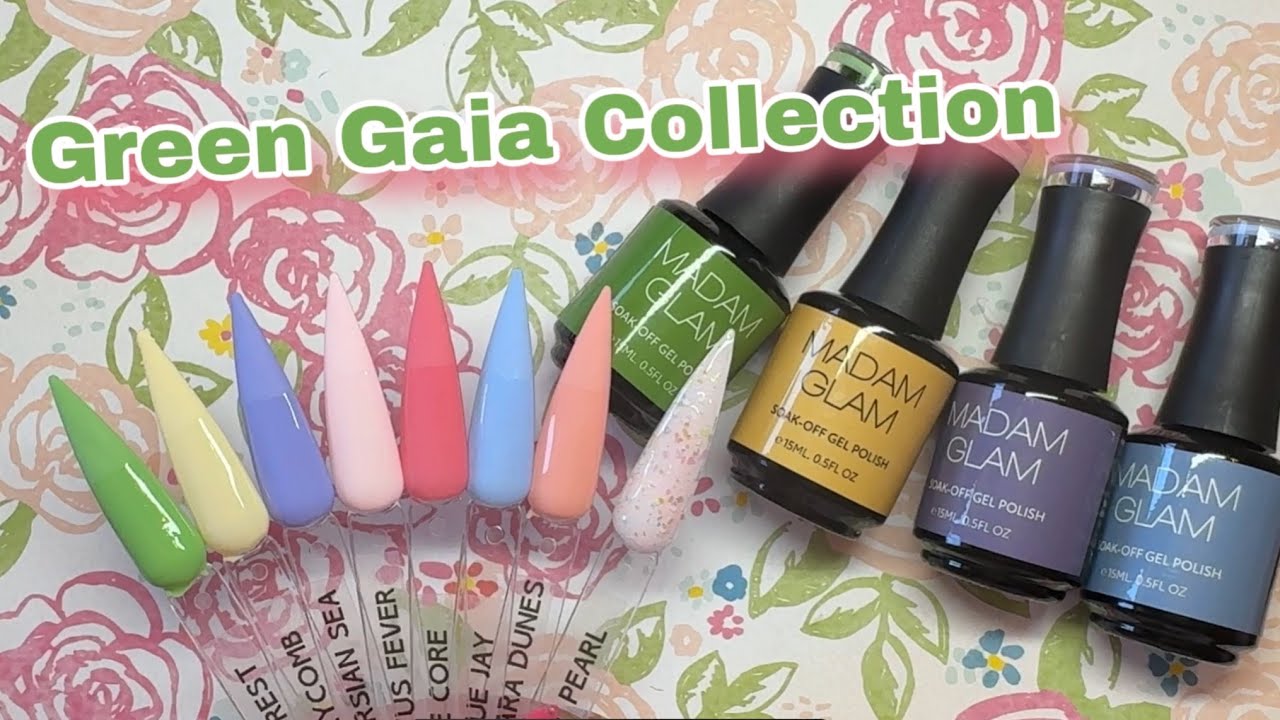 Madam Glam April Collection Green Gaia - YouTube