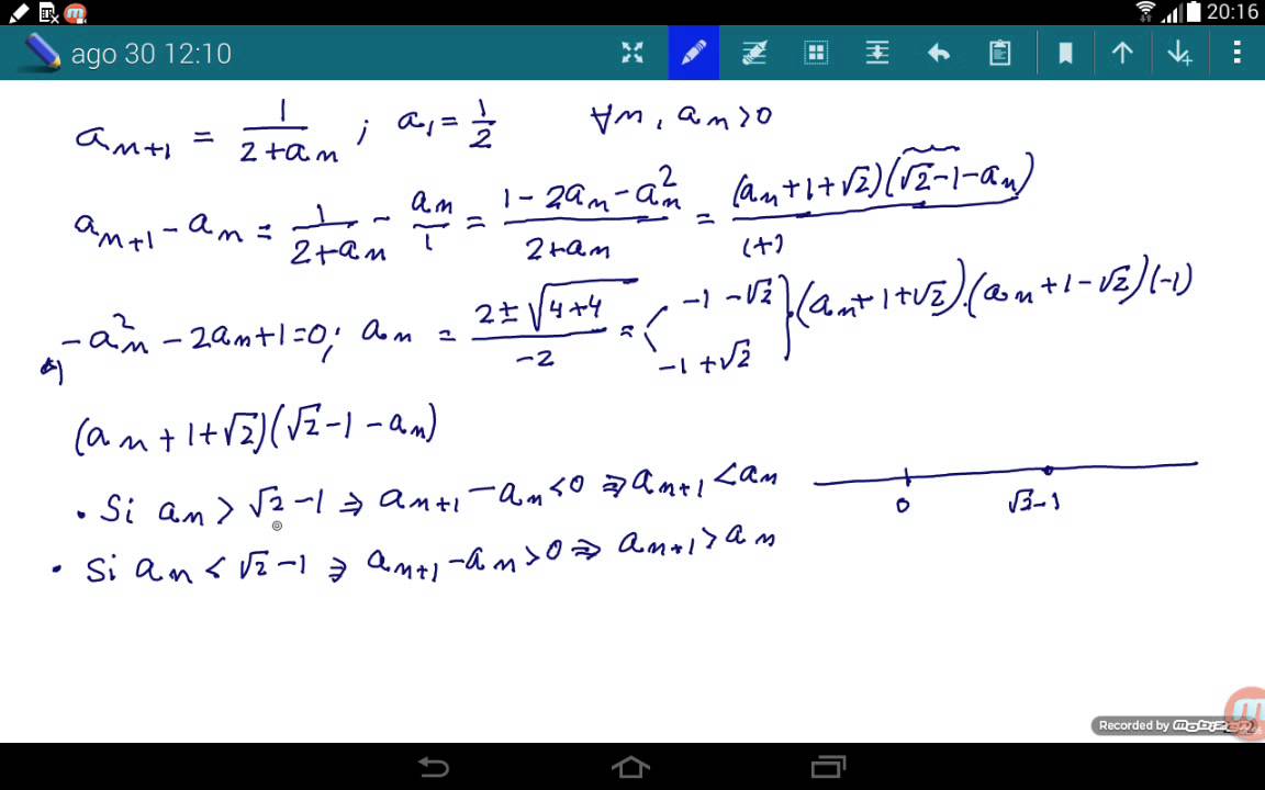 Sucesión oscilante con límite - YouTube