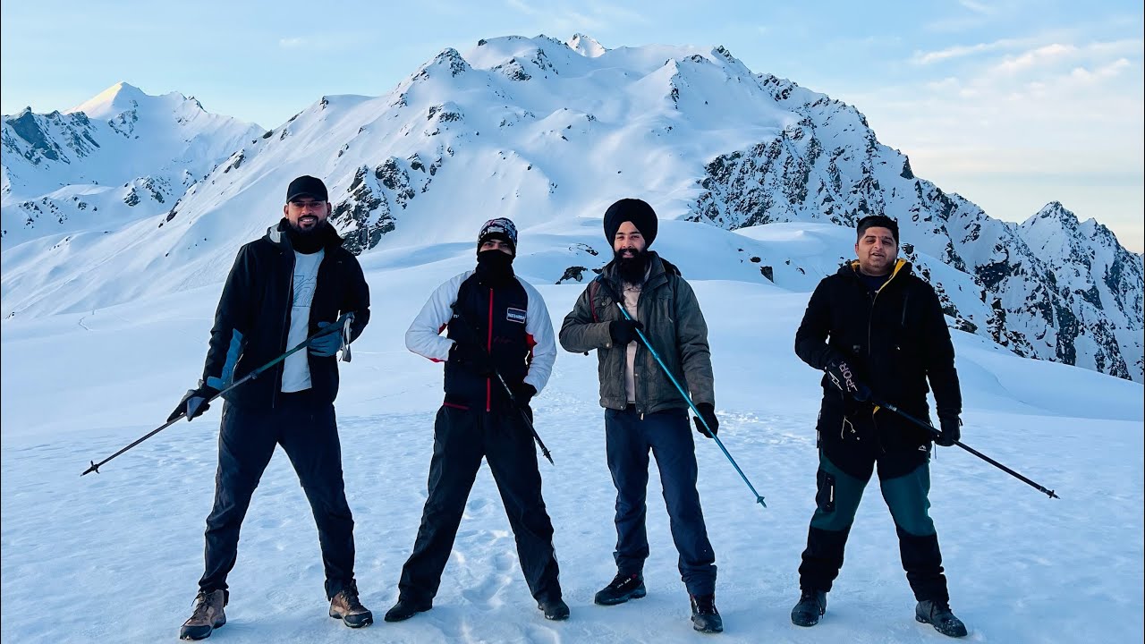 Sarpass Trek, गर्मी में सर्दी के नज़ारे 14000ft. #kasol #sarpass # ...