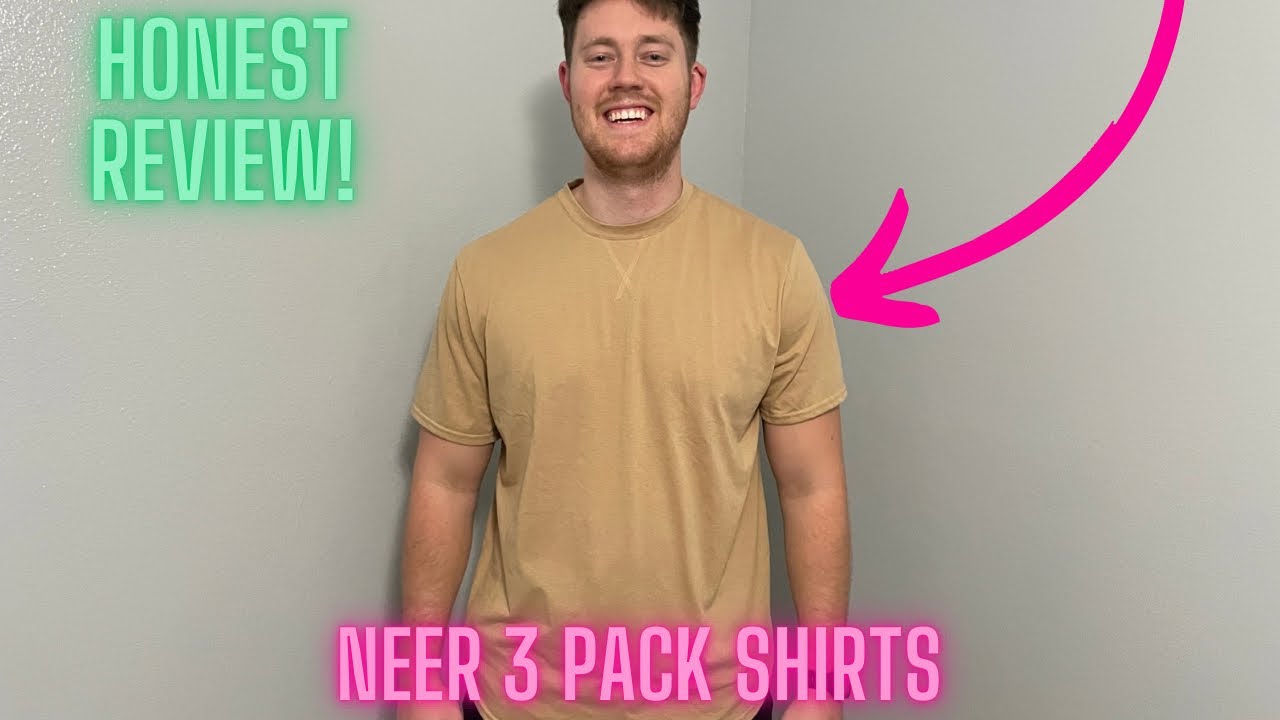 Neer 3 Pack Tee Shirts Review - YouTube
