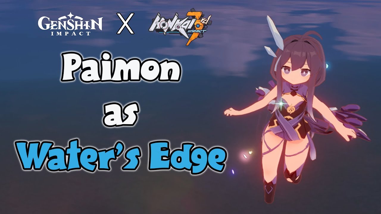 Paimon as Water's Edge ELF | Genshin Impact Mod Release - YouTube