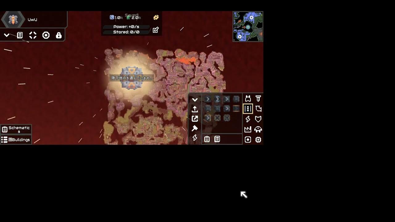 Mindustry logic random core landing - YouTube