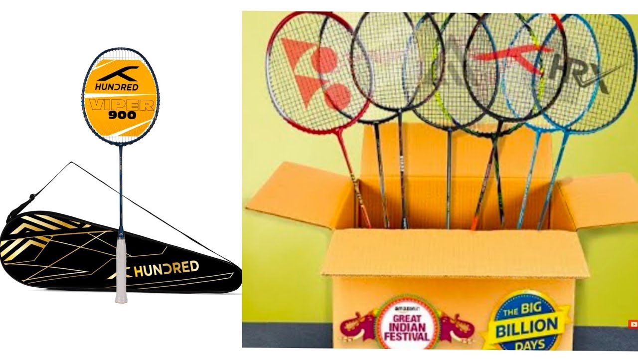 Hundred Viper 900 ATTK || Best Badminton Racket Under 2000 || Made In ...