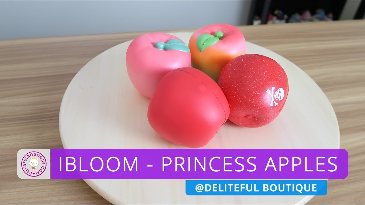 Ibloom Princess Apples Squishy Showcase - YouTube