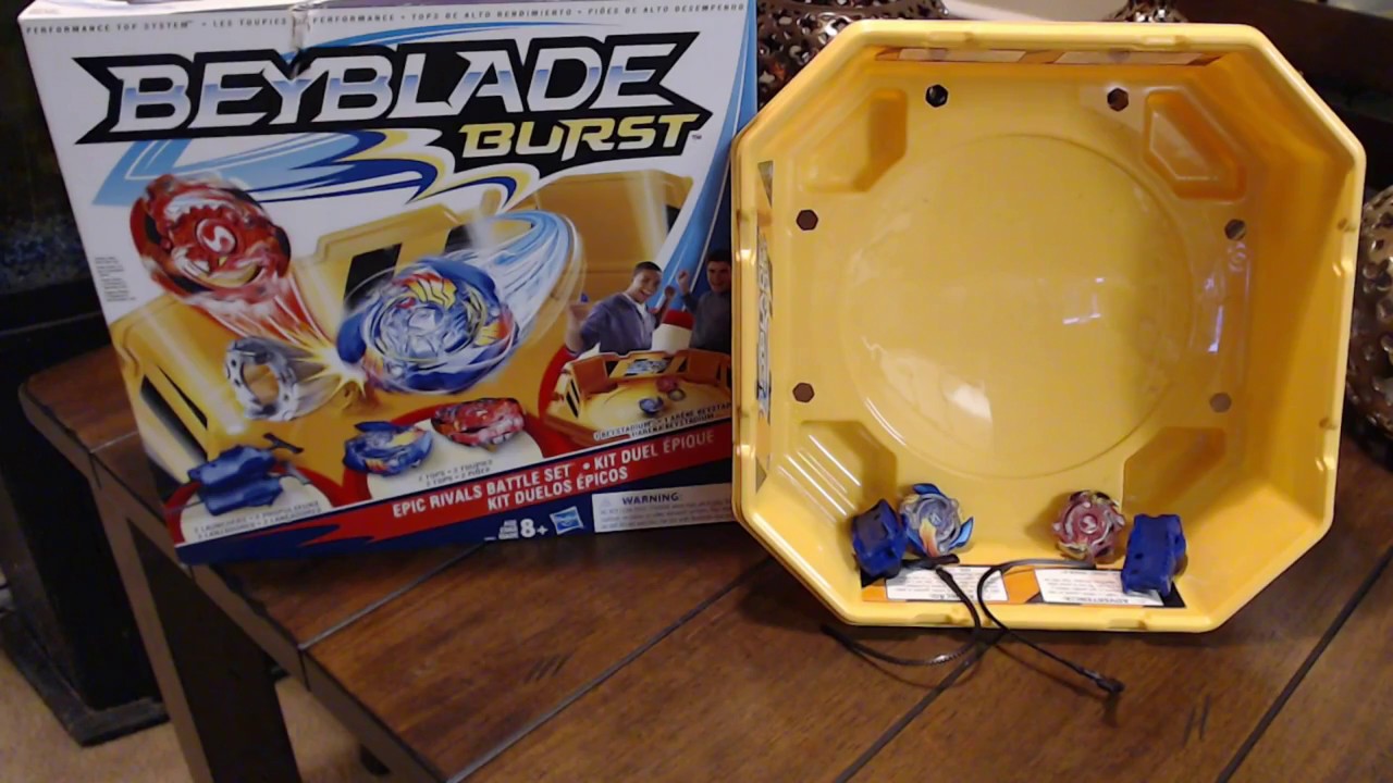 BEYBLADE BURST Epic Rivals Battle Set Test Valtryek V2 vs Spryzen S2 ...