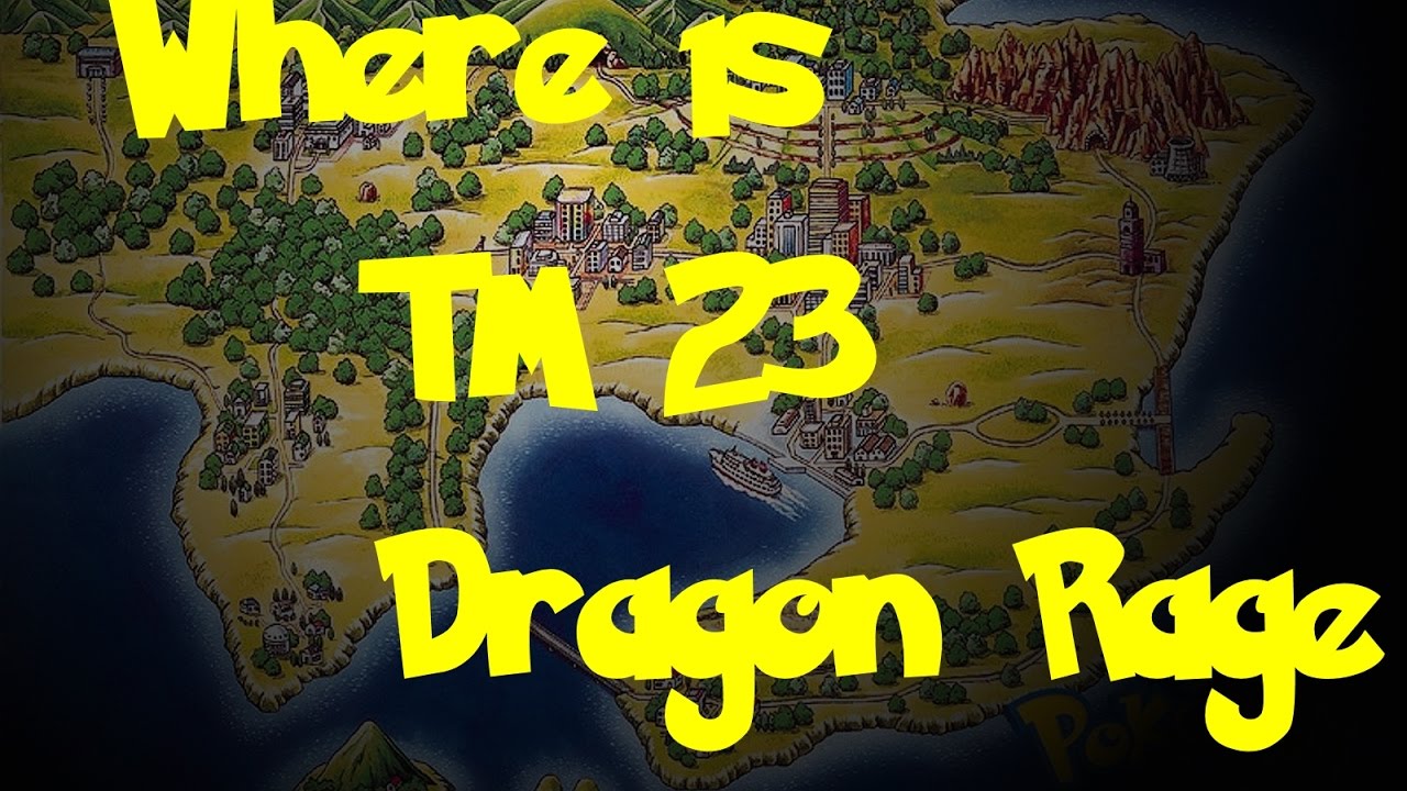 Where Is: TM 23 - Dragon Rage (Pokemon Blue/Red/Yellow) - YouTube
