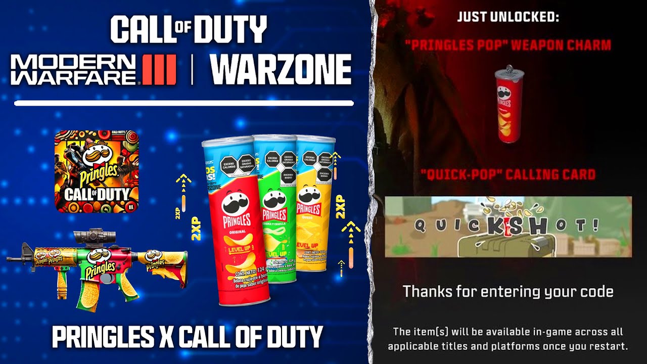 CLAIM the NEW Pringles x Call of Duty LIMITED-TIME Rewards! - YouTube