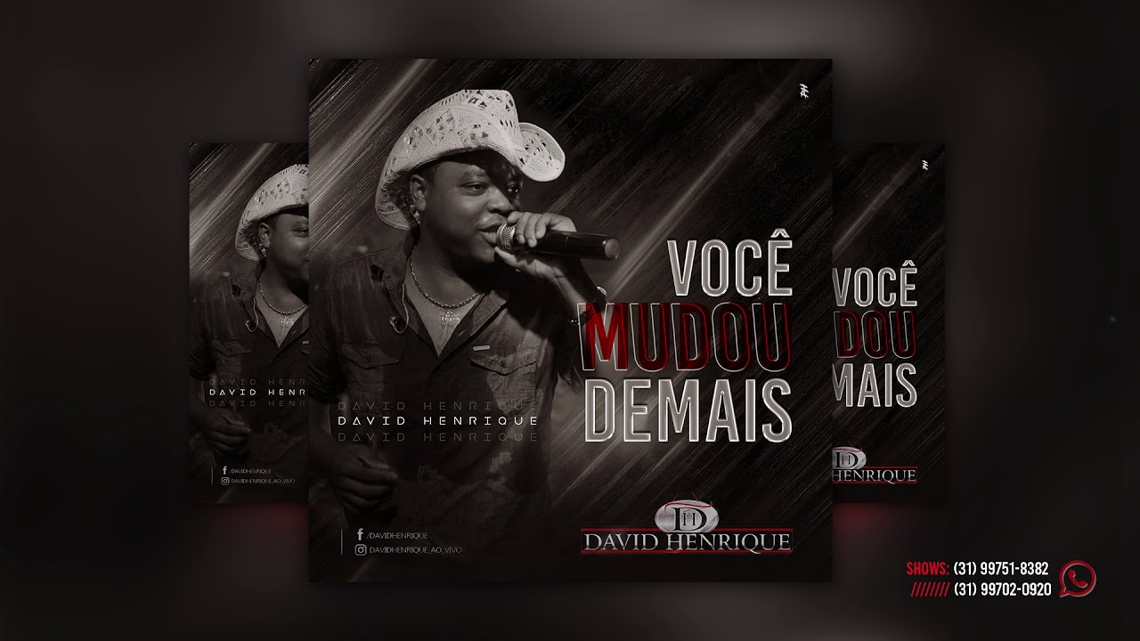 David Henrique - ( você mudou demais ) 2019 - YouTube