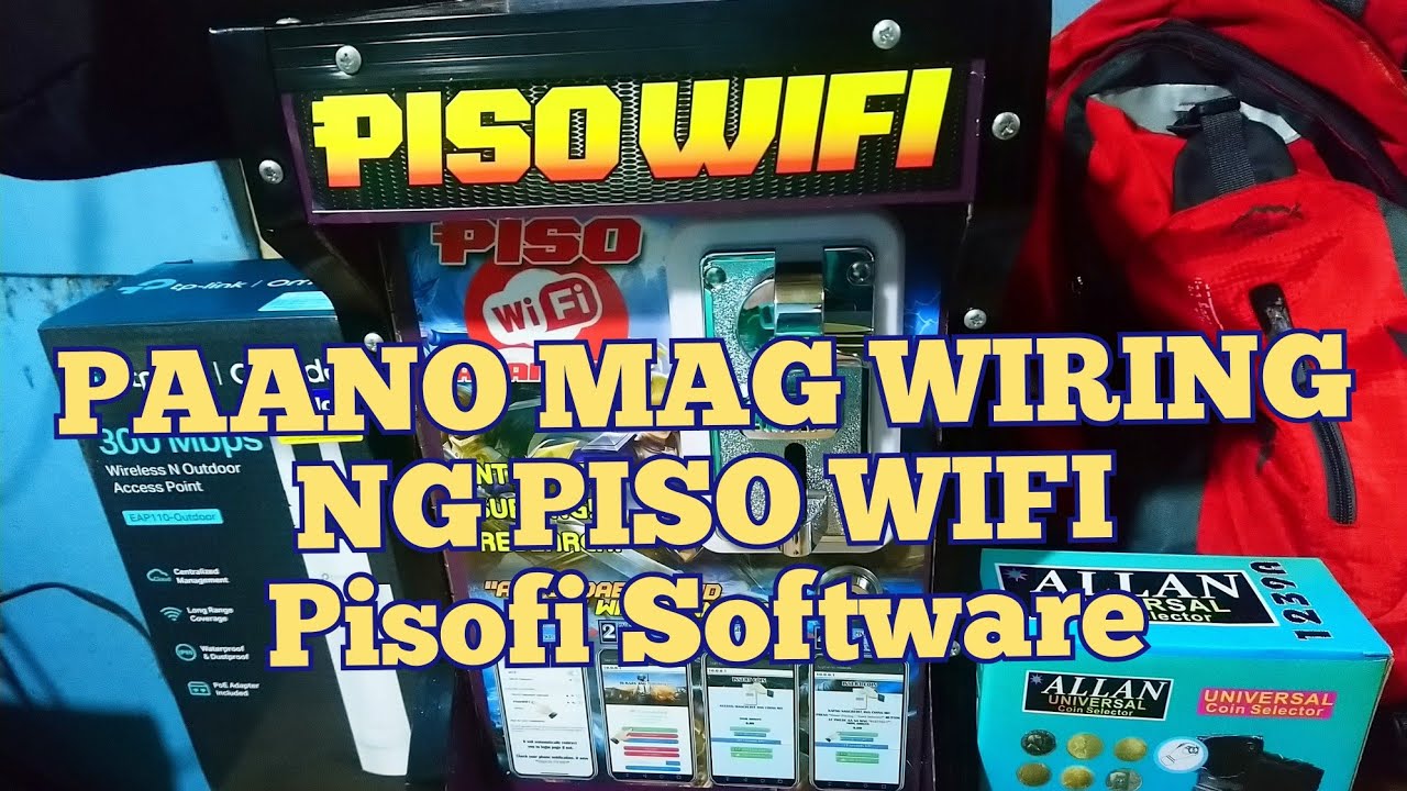 PAANO MAGwiring ng PISO wifi. pisofi software. - YouTube