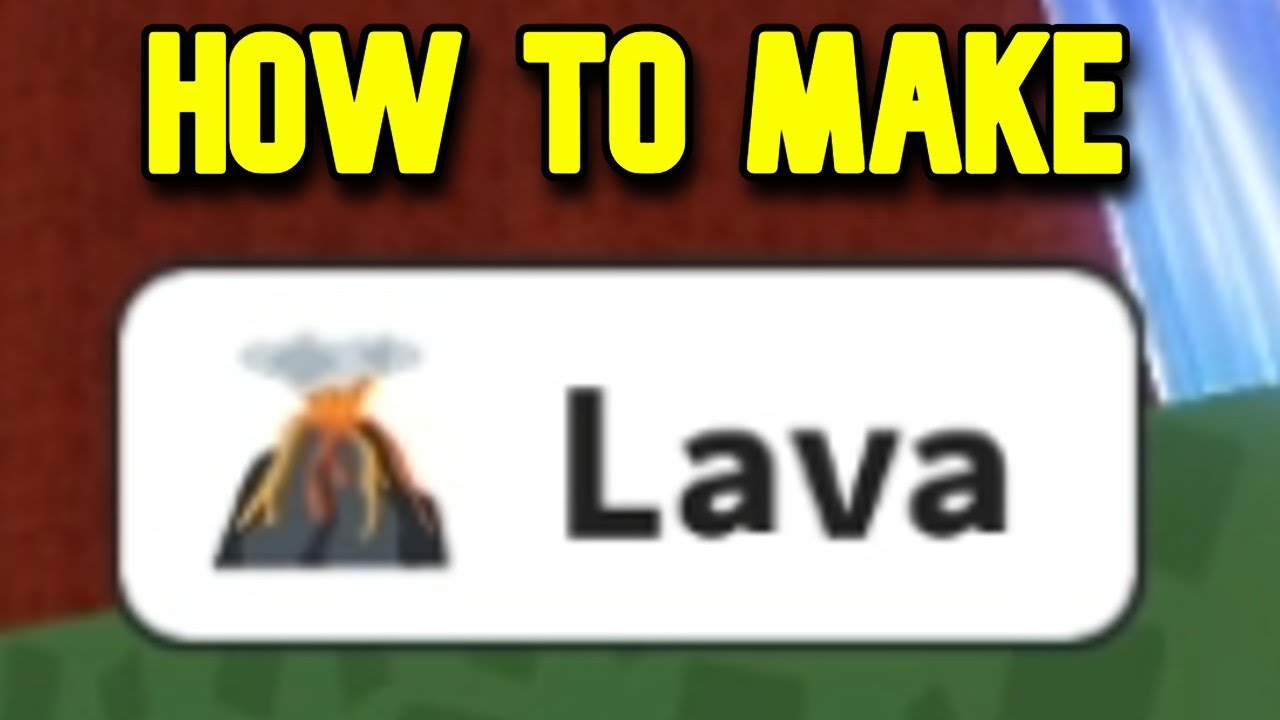 How to Make Lava in Aura Craft (Roblox) - YouTube