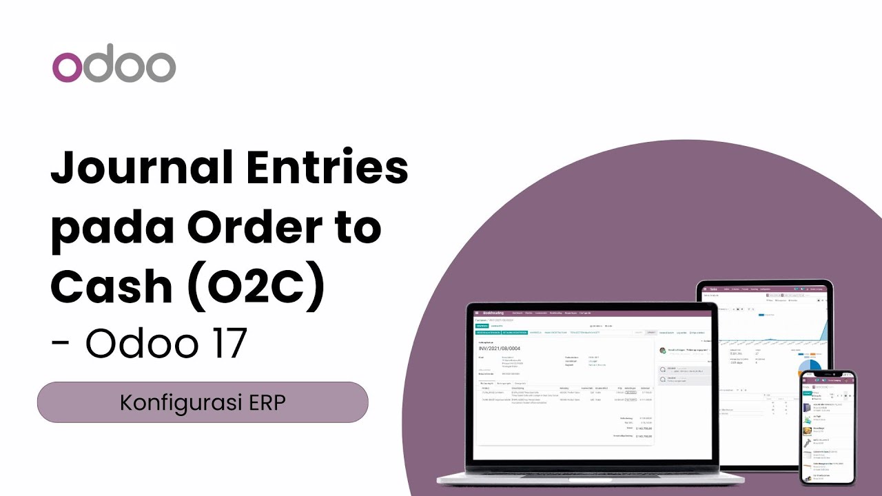 [Odoo 17] Journal Entries Pada Order to Cash (O2C) - YouTube
