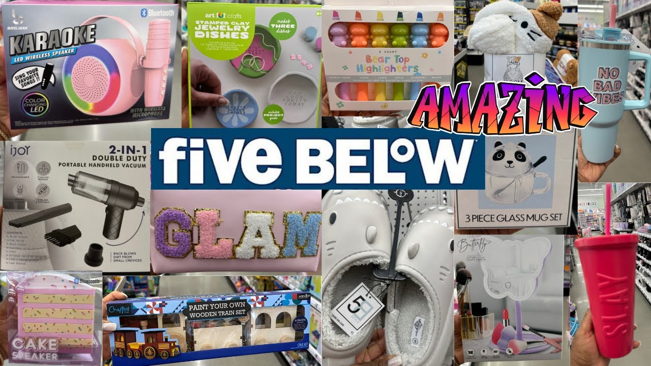 NEW!!! FIVE BELOW | FIVE BELOW SHOP WITH ME | FIVE BELOW THIS WEEK # ...