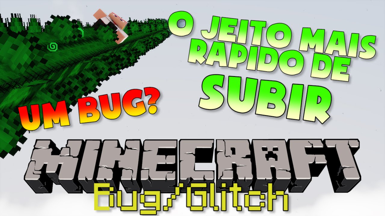 COMO FAZER O BUG DE VOAR/SUPER PULO no MINECRAFT! - YouTube