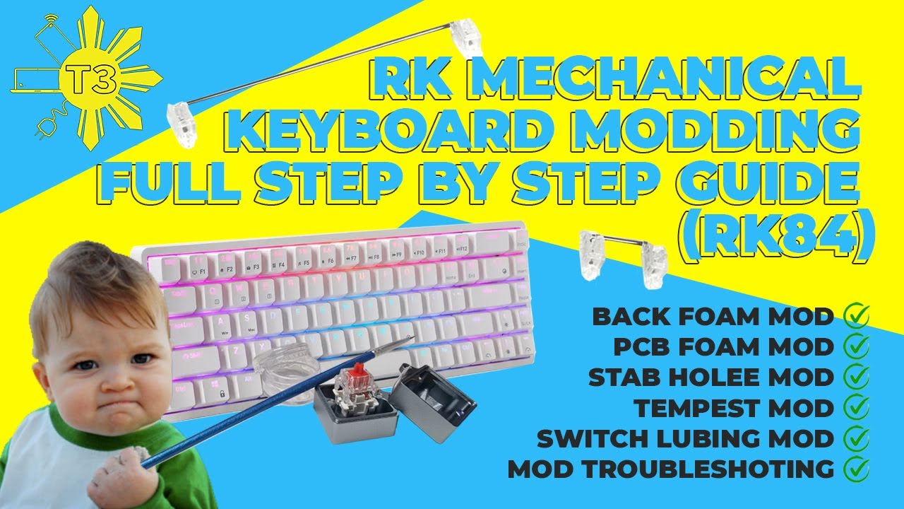 RK Mechanical Keyboard Moding Full Step by Step from a Newbie Point of ...