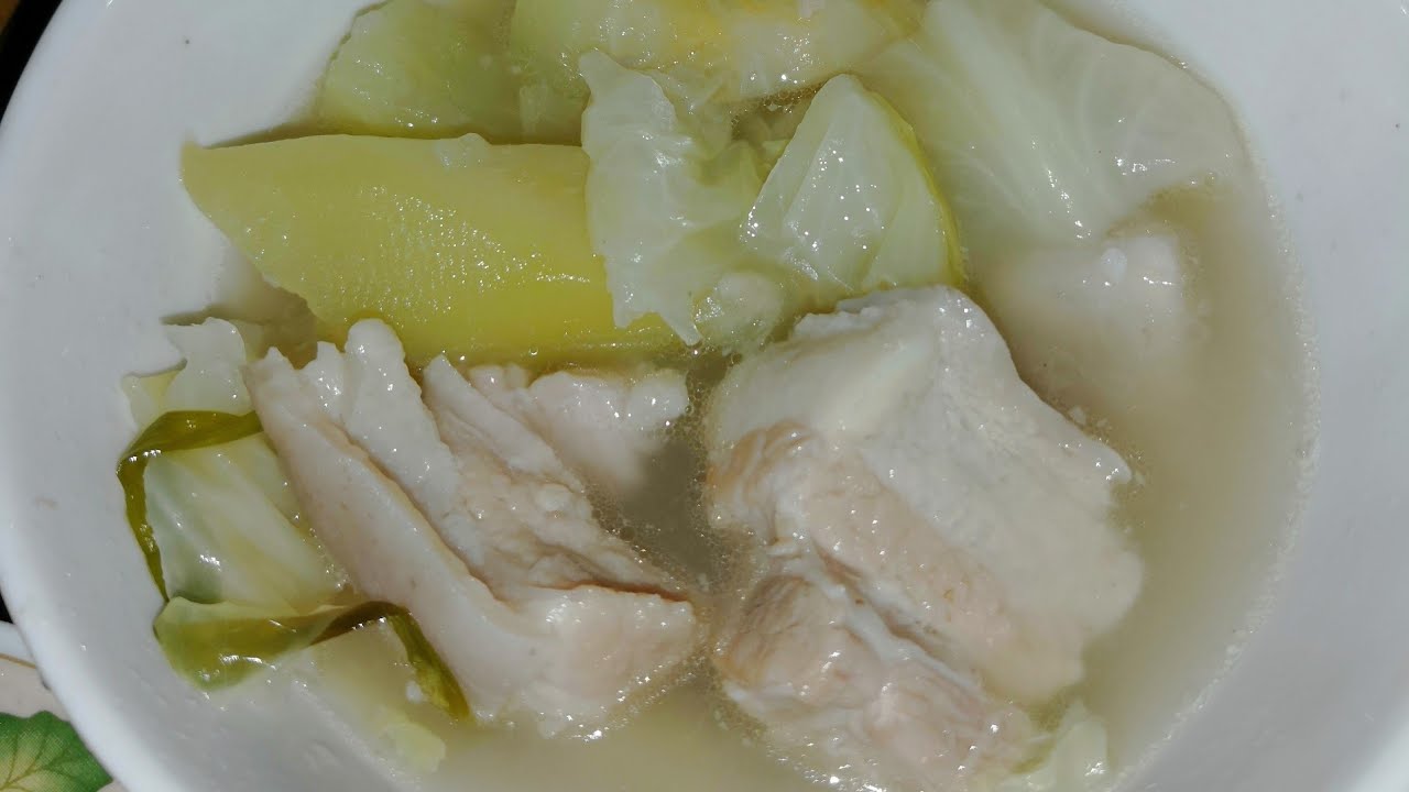 Nilagang Baboy Bisaya Version (with Gabi, Sayote&Cabbage) - YouTube