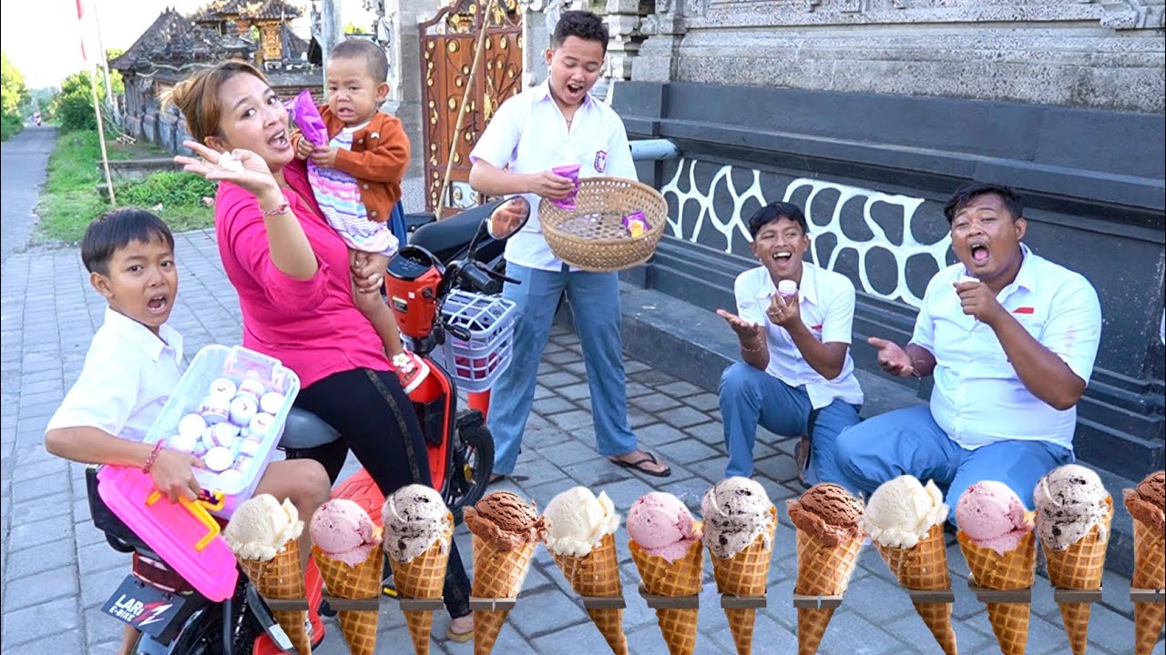 RAMA DAN DEDE OMING JUALAN ES KRIM DI SEKOLAH!! - YouTube