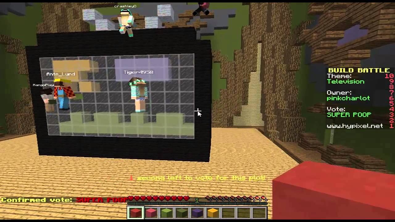 Minecraft - BUILD BATTLE - A Tv [c/TheBestPlay e Jax] - YouTube